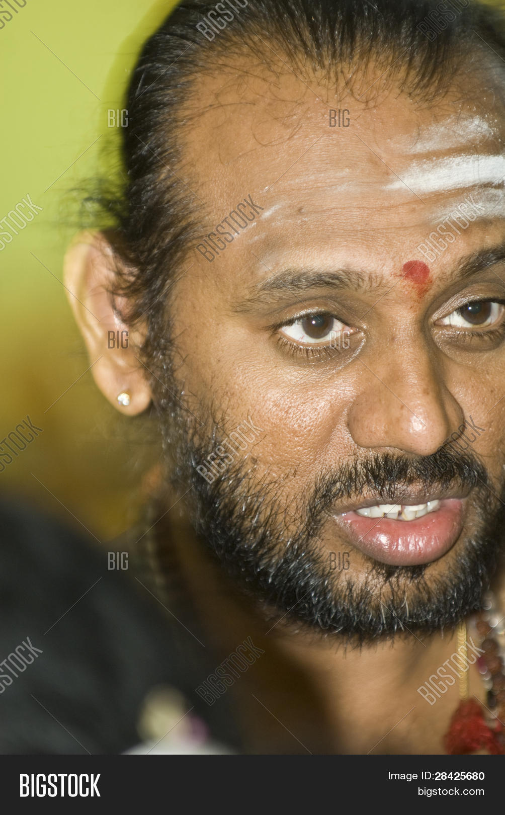 Hindu Priest Prepares Image & Photo (Free Trial) | Bigstock