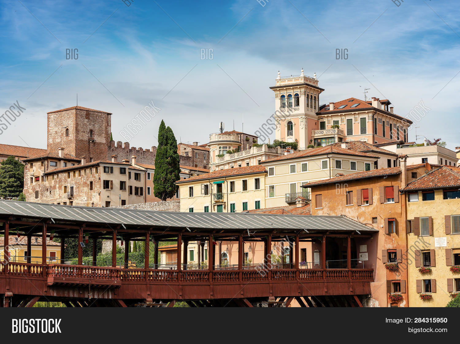 Old Town Bassano Del Image & Photo (Free Trial) | Bigstock