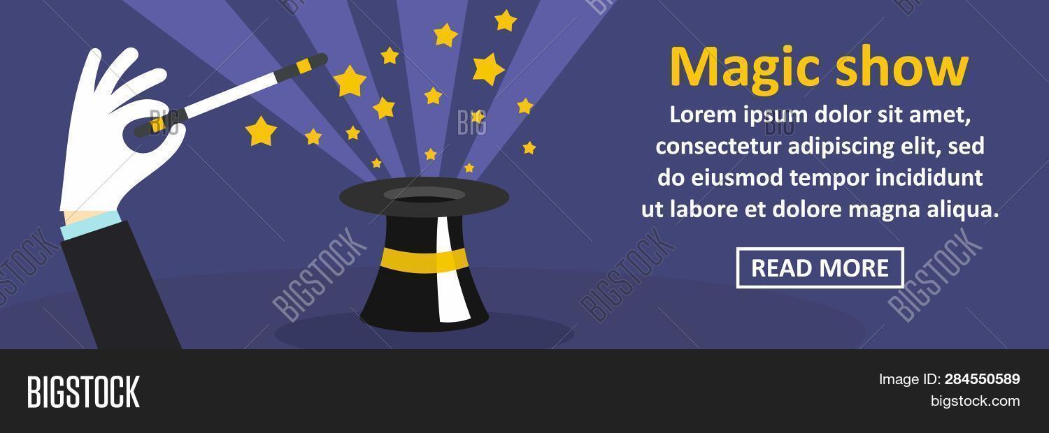 Magic Show Banner Image & Photo (Free Trial) | Bigstock