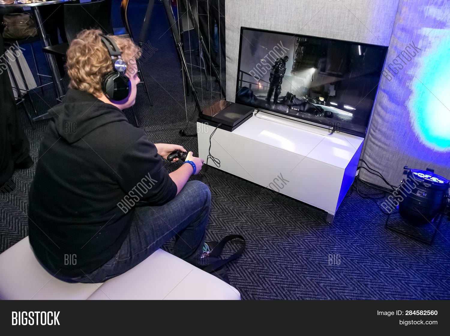 Gamers Play Station Image & Photo (Free Trial) | Bigstock