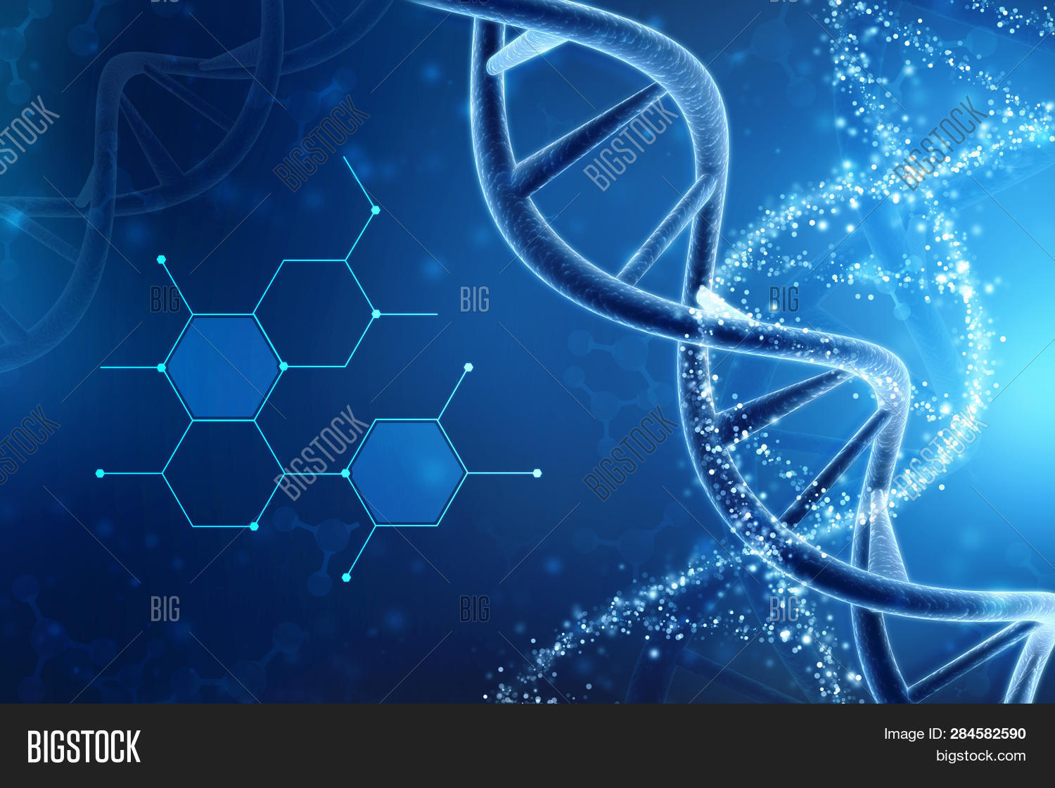 3d Render Dna Image & Photo (Free Trial) | Bigstock