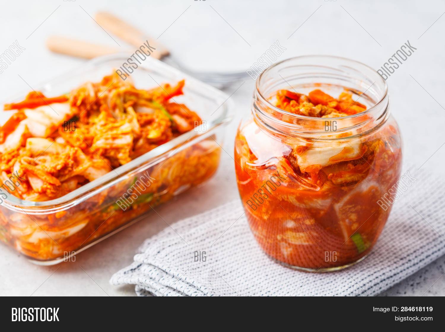 Kimchi Cabbage Glass Image & Photo (Free Trial) | Bigstock
