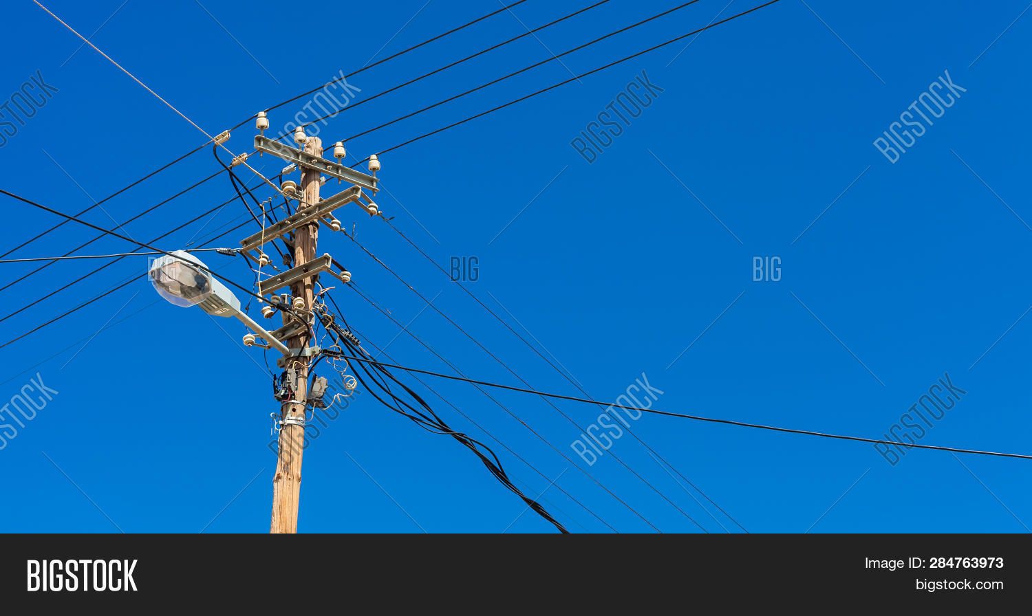 Telephone Lamp Pole Image & Photo (Free Trial) | Bigstock