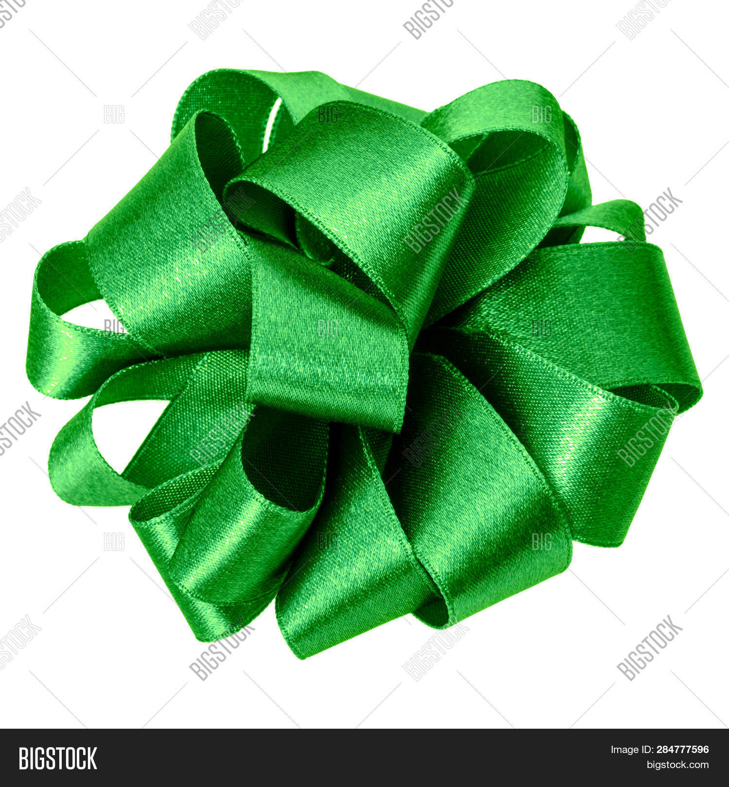 Big Round Bow Green Image & Photo (Free Trial) | Bigstock