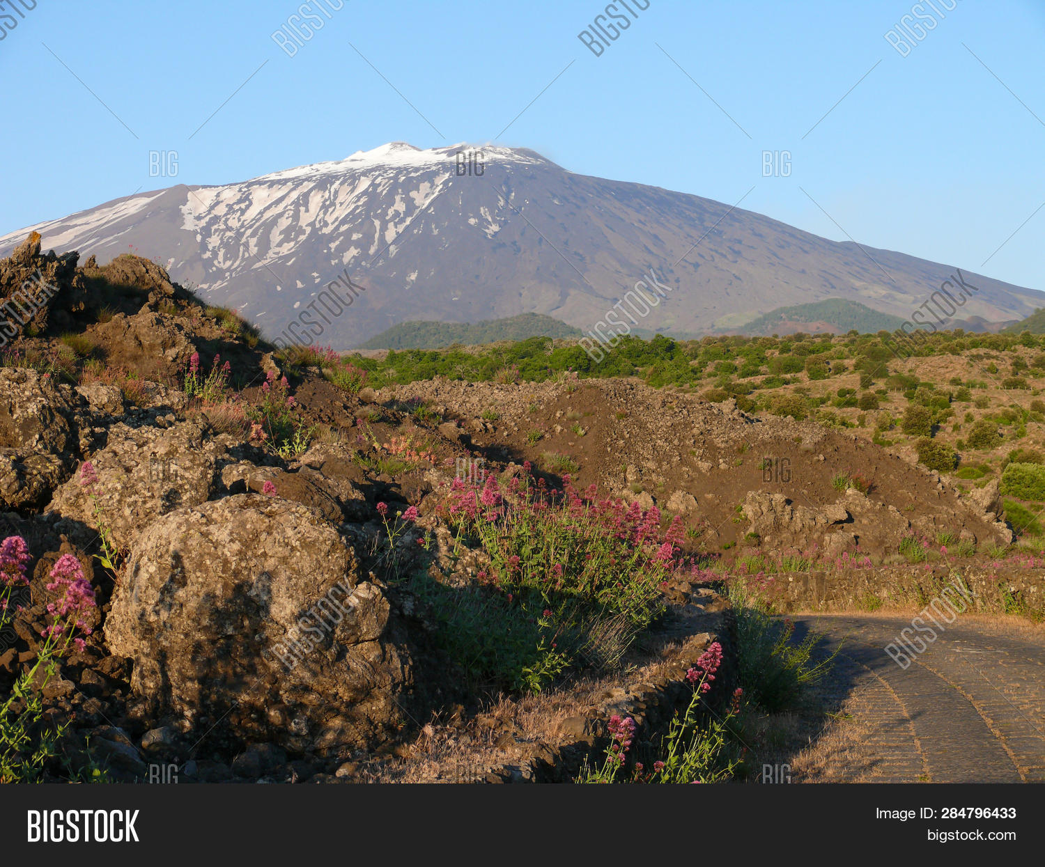 Summit Mount Etna, Image & Photo (Free Trial) | Bigstock