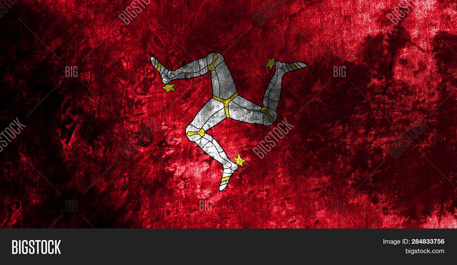 Isle Mann Grunge Flag Image & Photo (Free Trial) | Bigstock