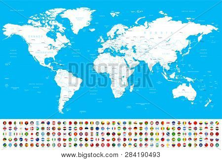 World Map Flags - Vector & Photo (Free Trial) | Bigstock