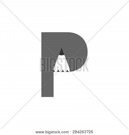 P Pen. Letter P Logo Vector & Photo (Free Trial) | Bigstock