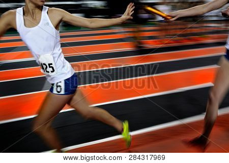 Relay Race Meet Image & Photo (Free Trial) | Bigstock