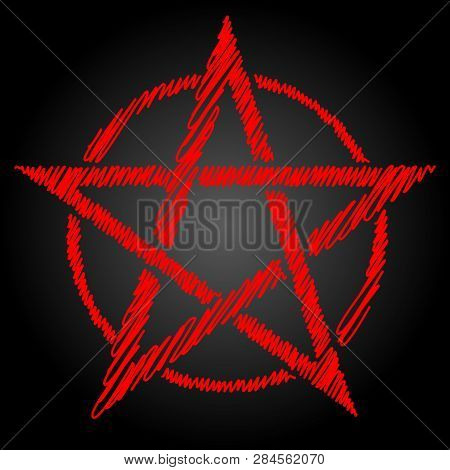 Pentagram Pentalpha Vector & Photo (Free Trial) | Bigstock