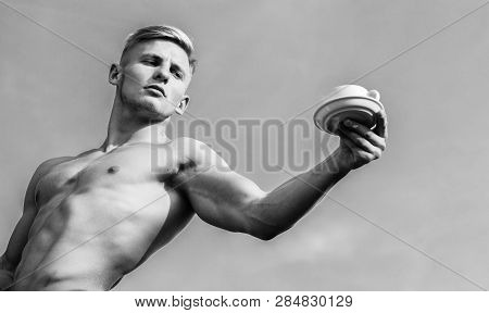 Man Muscular Athlete Image & Photo (Free Trial) | Bigstock