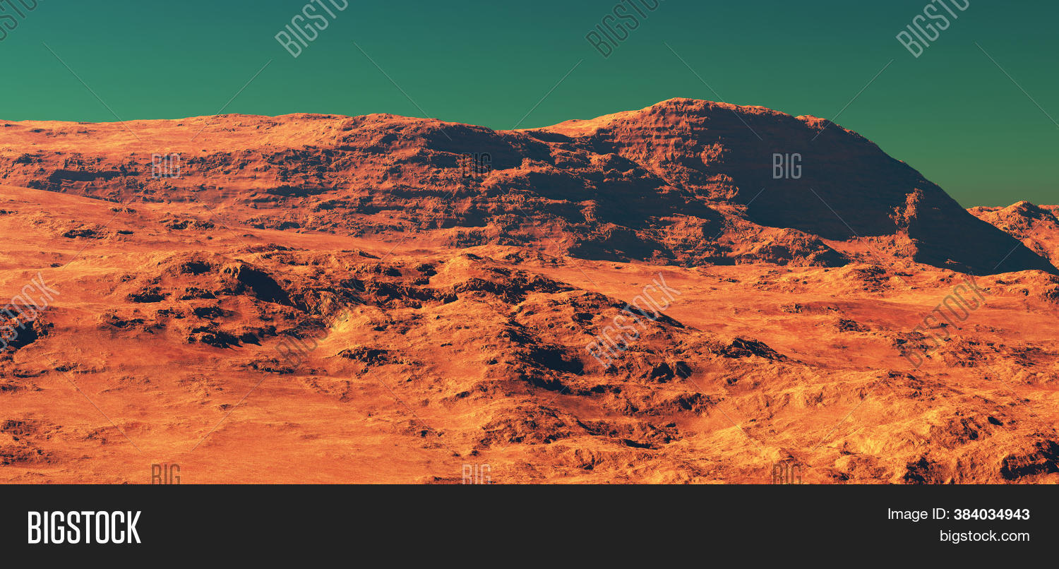 Mars Landscape, 3d Image & Photo (Free Trial) | Bigstock