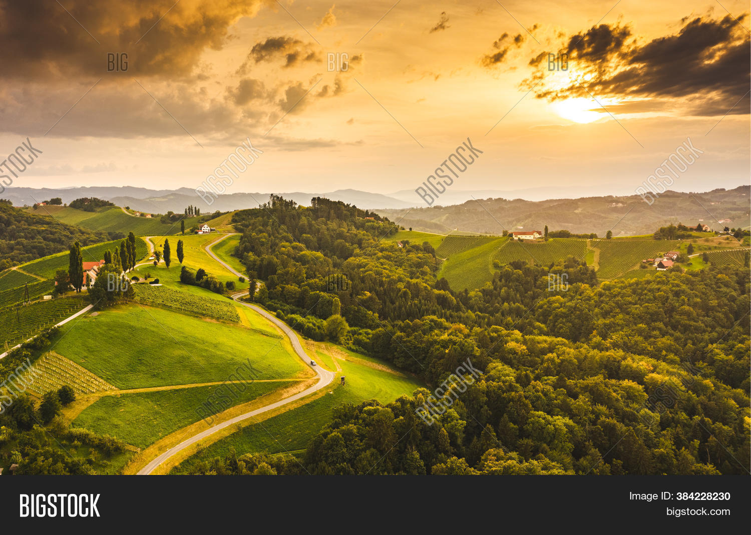 South Styria Vineyards Image & Photo (Free Trial) | Bigstock