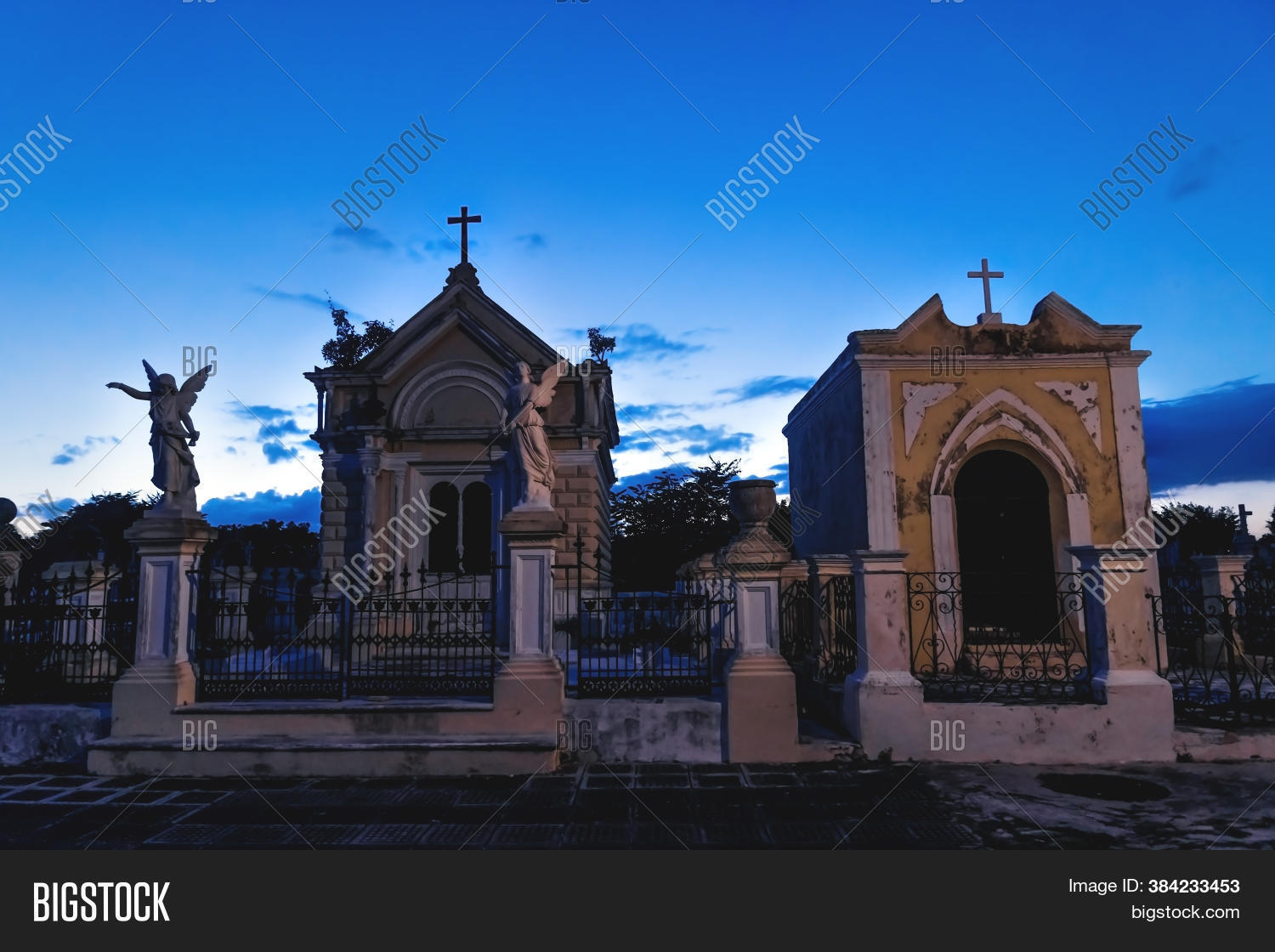 Graveyard Tombs Image & Photo (Free Trial) | Bigstock