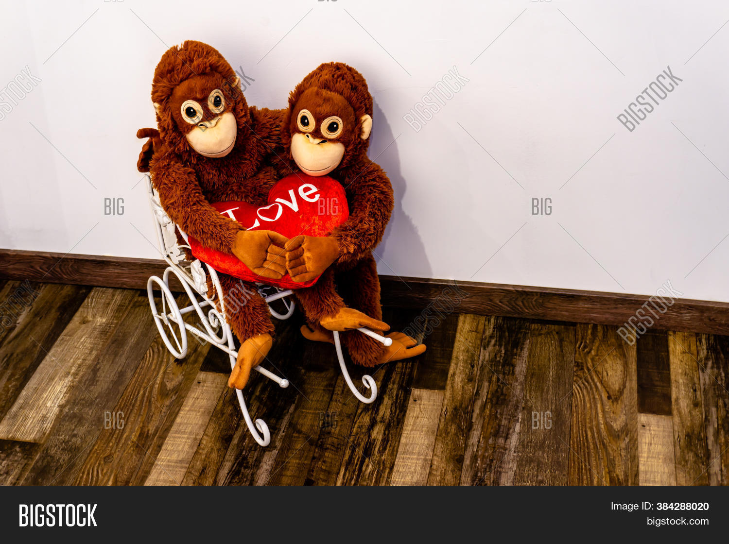 Two Soft Toy Monkeys Image & Photo (Free Trial) | Bigstock