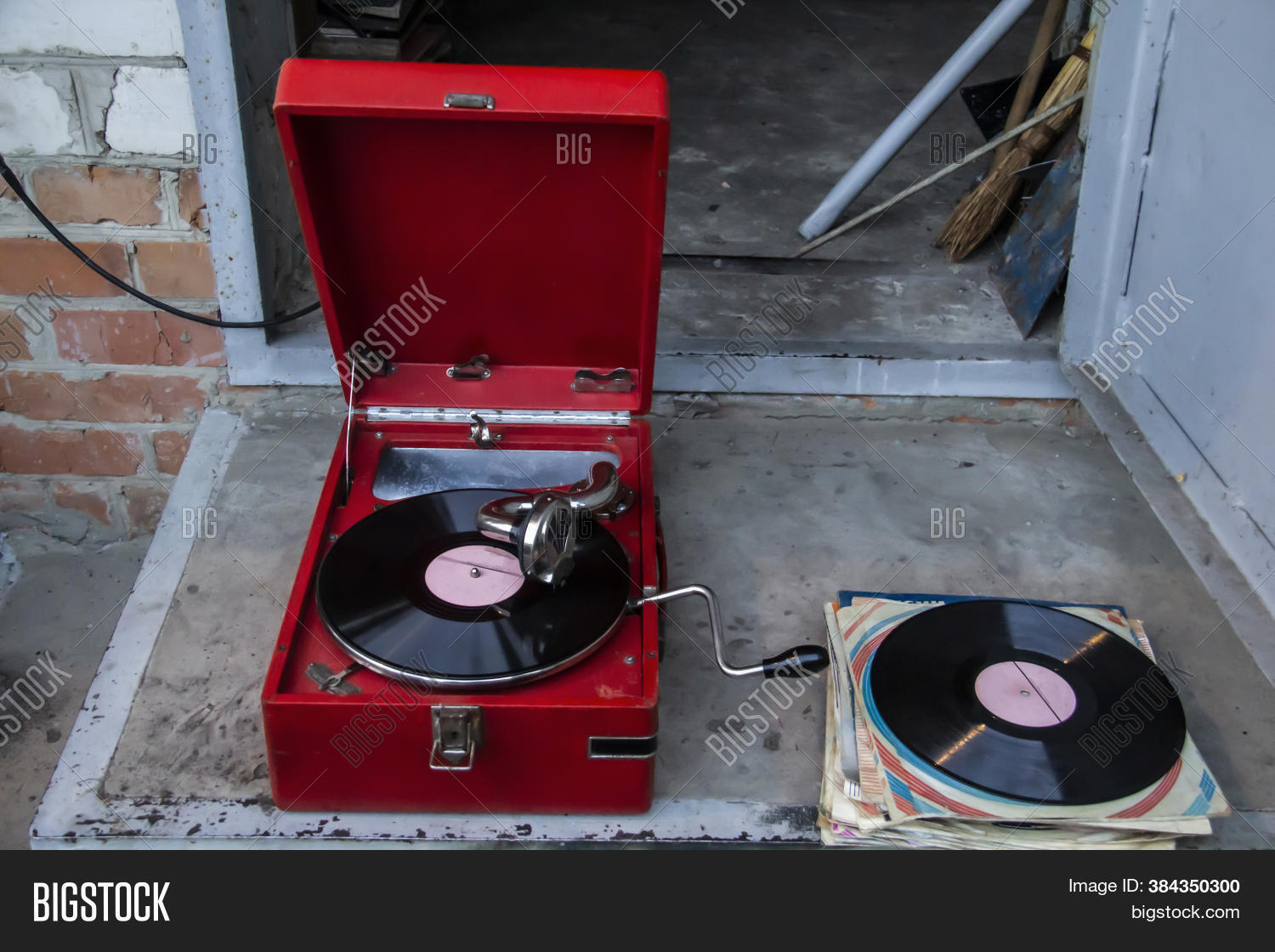 Old Red Vintage Record Image & Photo (Free Trial) | Bigstock