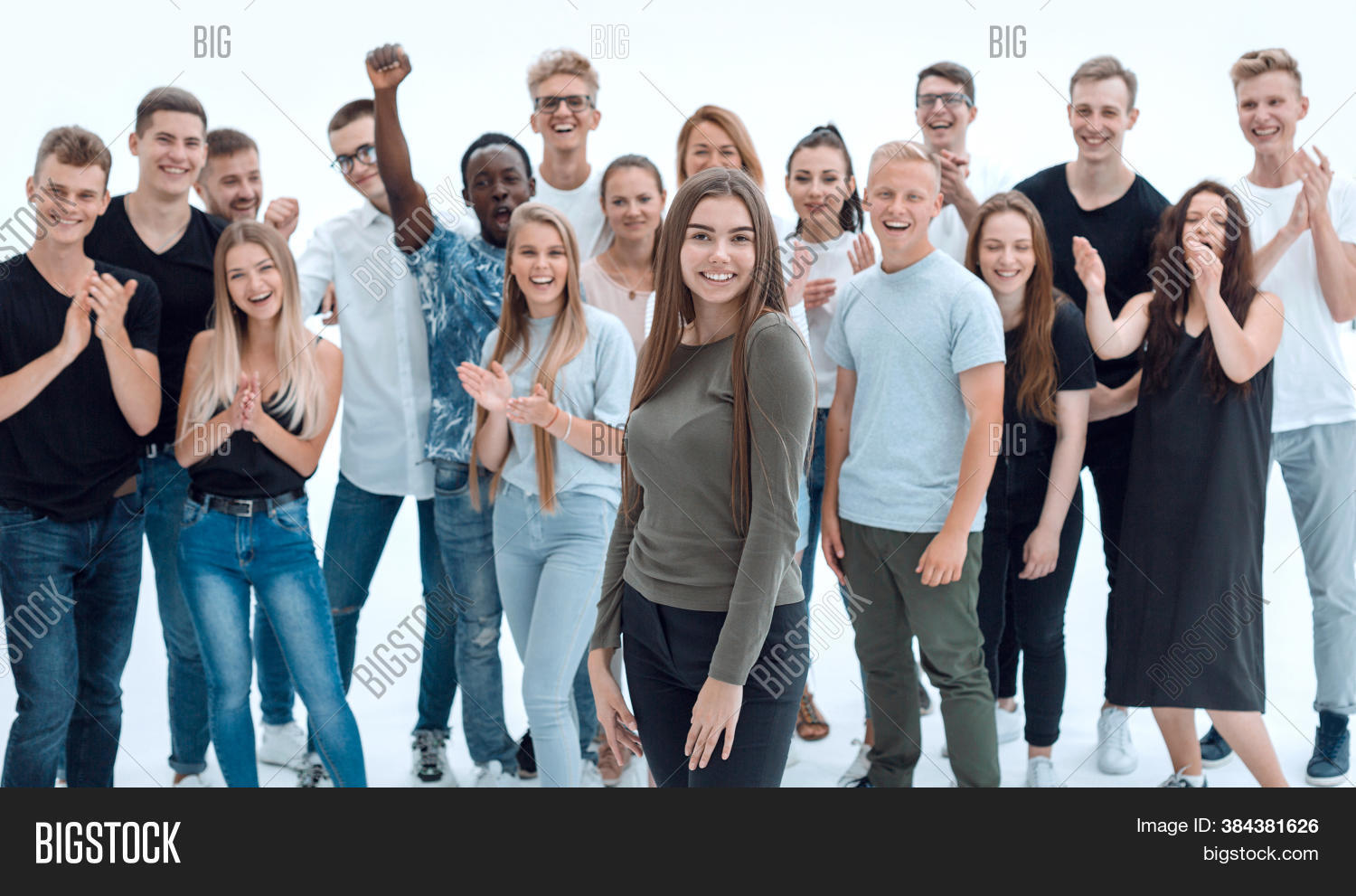 Full Growth. Group Image & Photo (Free Trial) | Bigstock