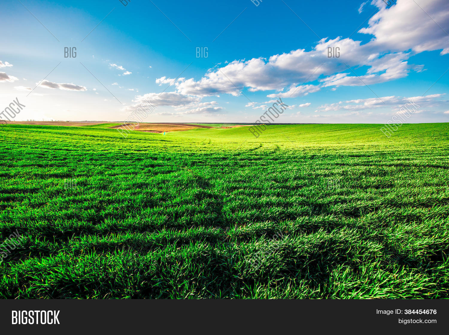 Green Field Beautiful Image & Photo (Free Trial) | Bigstock