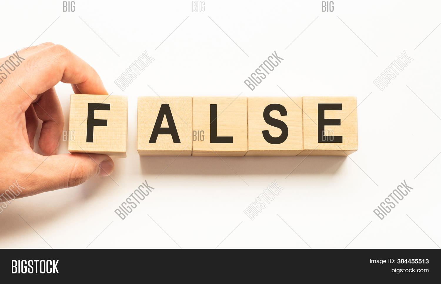 Word False. Wooden Image & Photo (Free Trial) | Bigstock