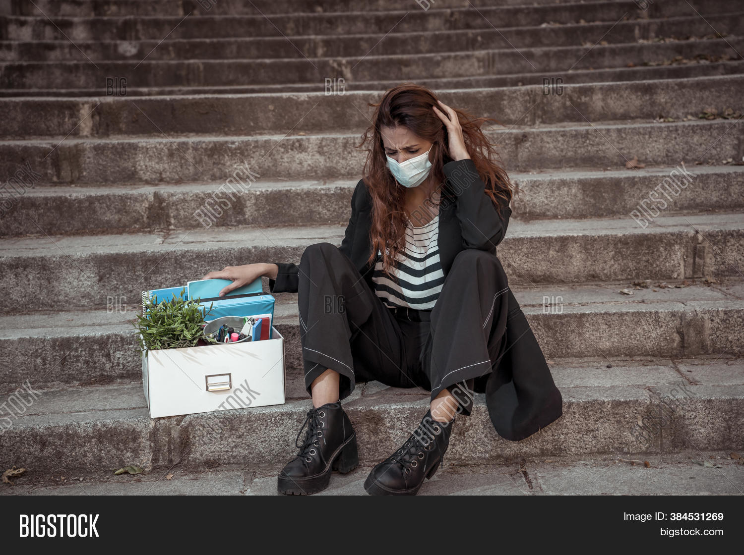 Sad Woman Face Mask Image & Photo (Free Trial) | Bigstock