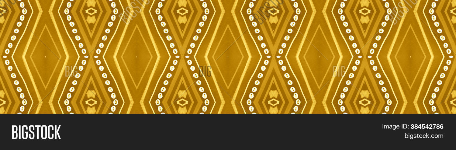 Seamless Yellow Aztec Image & Photo (Free Trial) | Bigstock