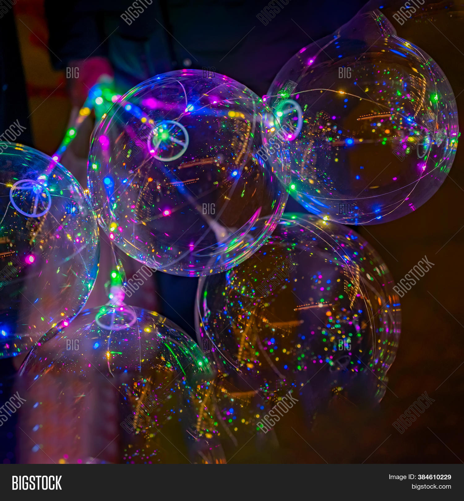 Colorful Led Balloons Image & Photo (Free Trial) | Bigstock