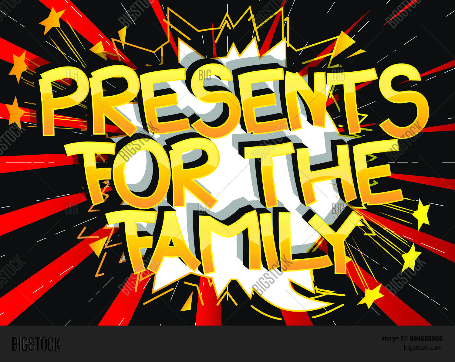 Presents Family Comic Vector & Photo (Free Trial) | Bigstock