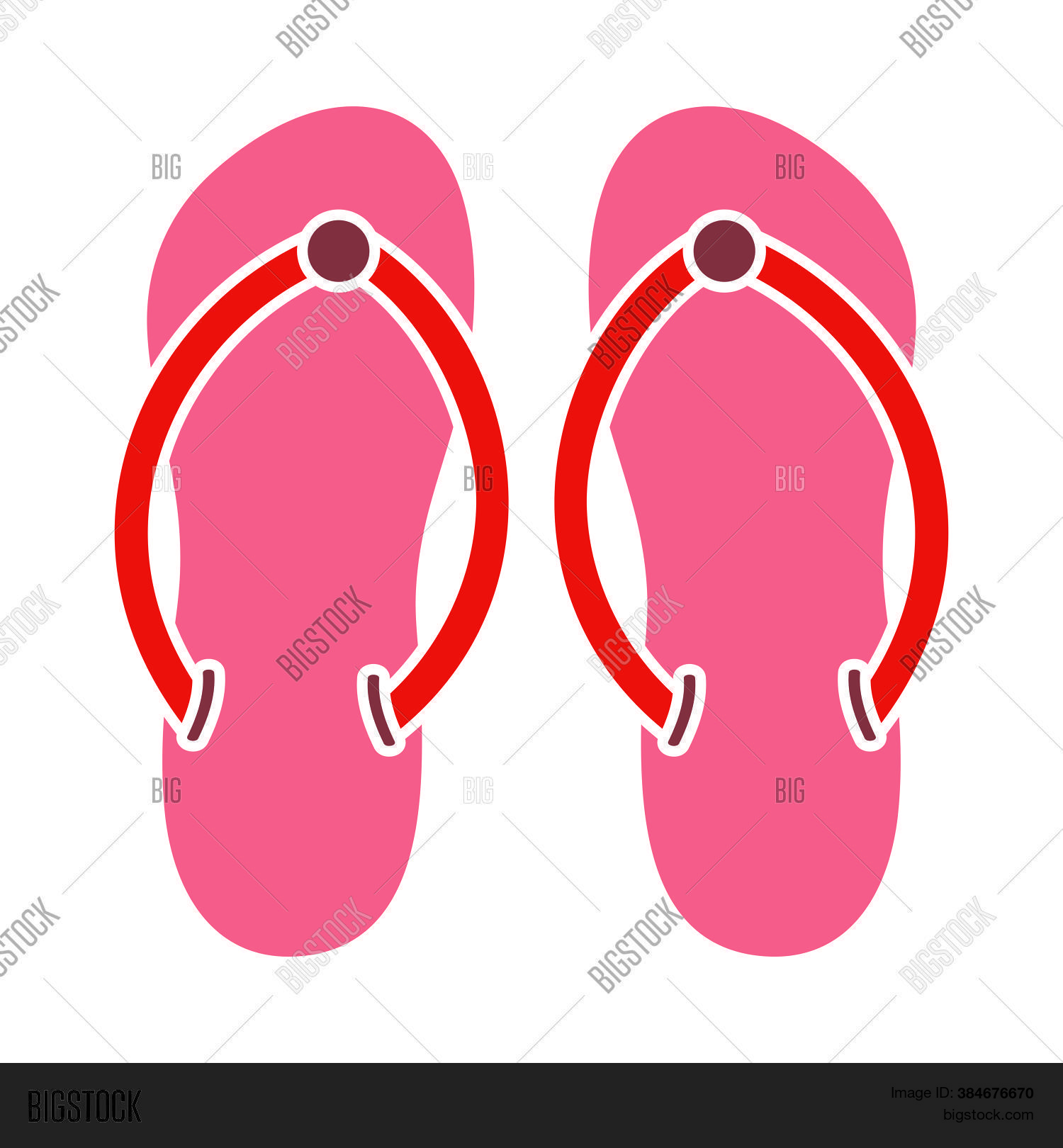 Spa Slippers Icon. Vector & Photo (Free Trial) | Bigstock
