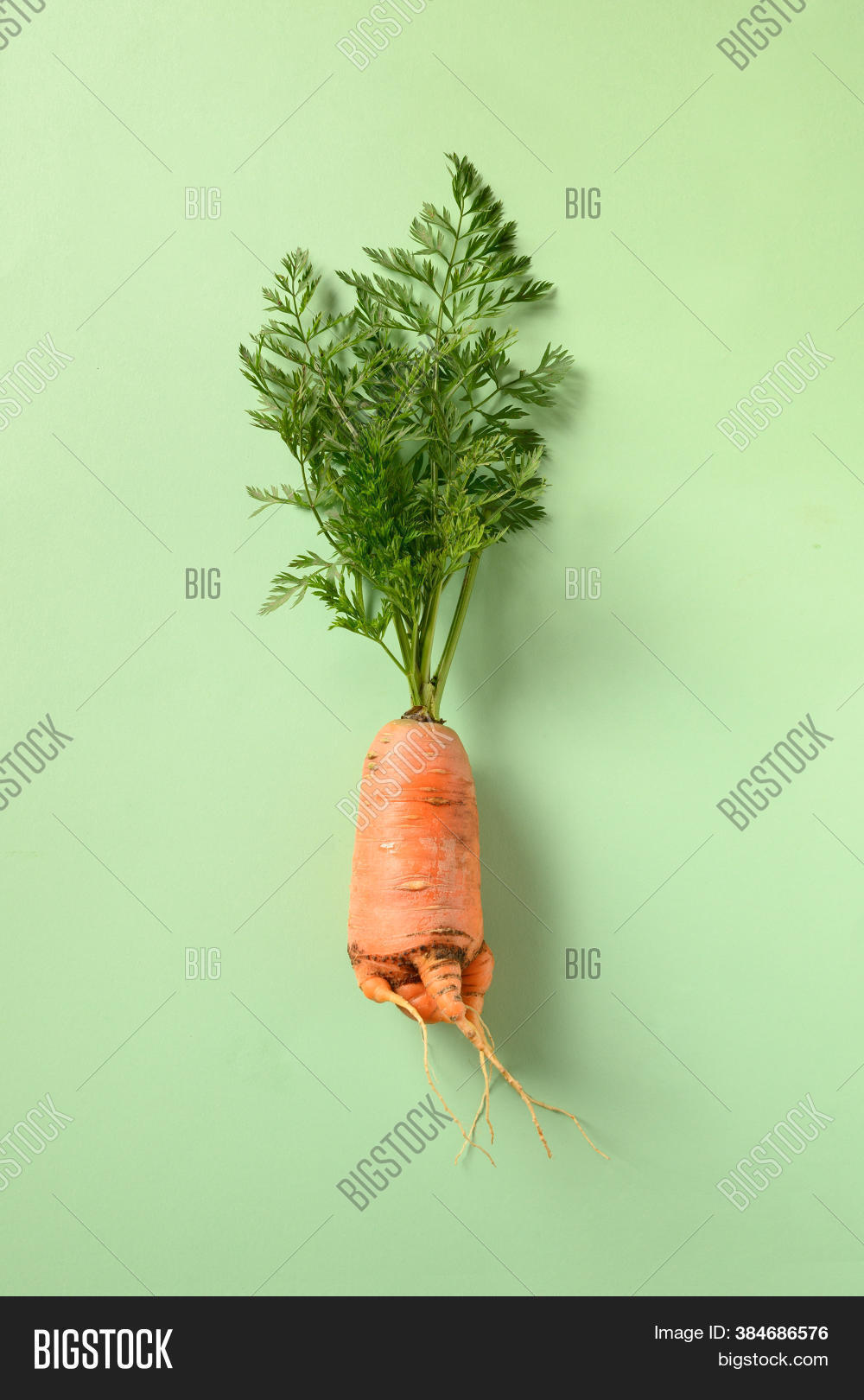 Ugly Fresh Carrot On Image & Photo (Free Trial) | Bigstock