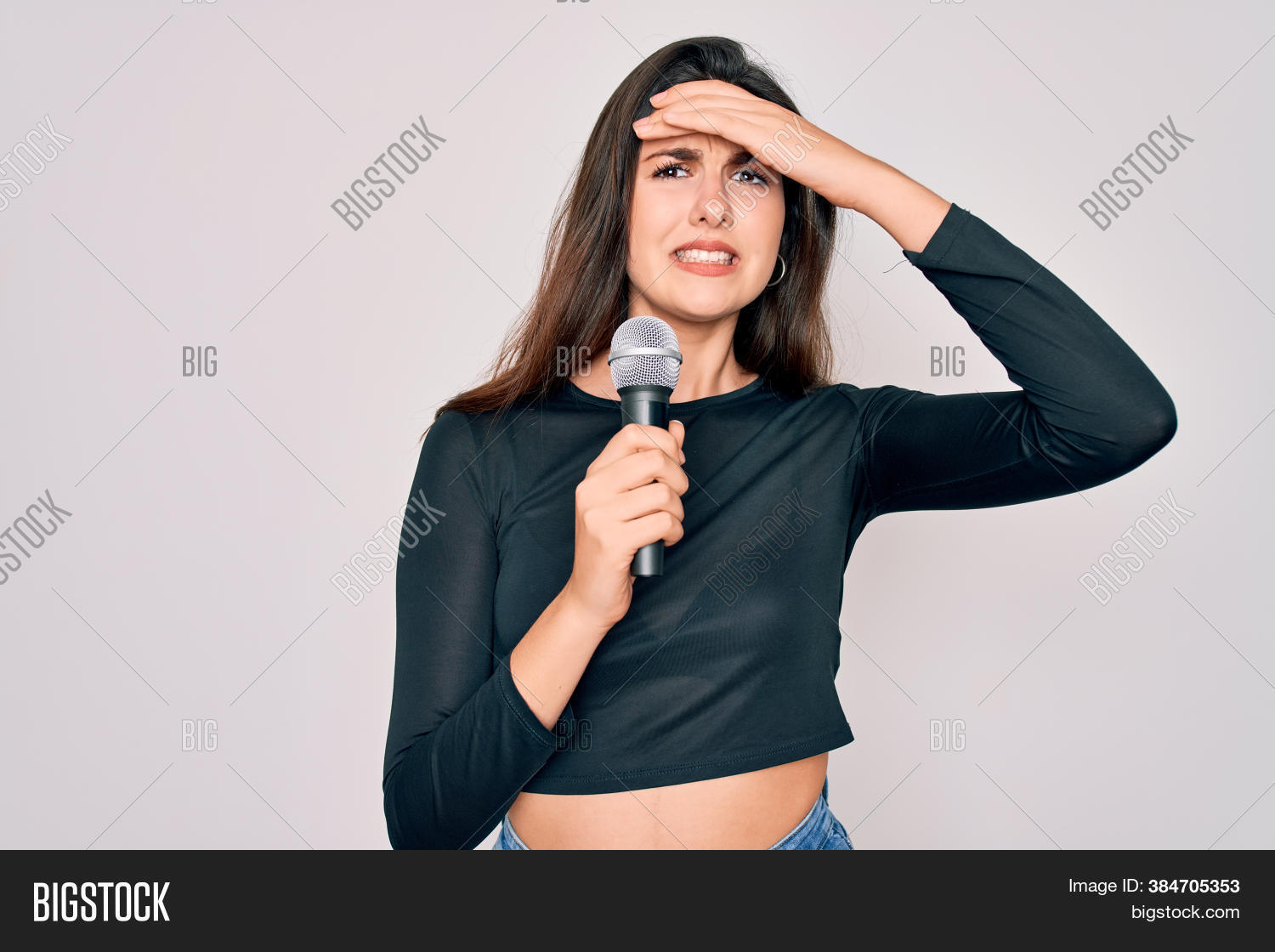 Young Beautiful Singer Image & Photo (Free Trial) | Bigstock