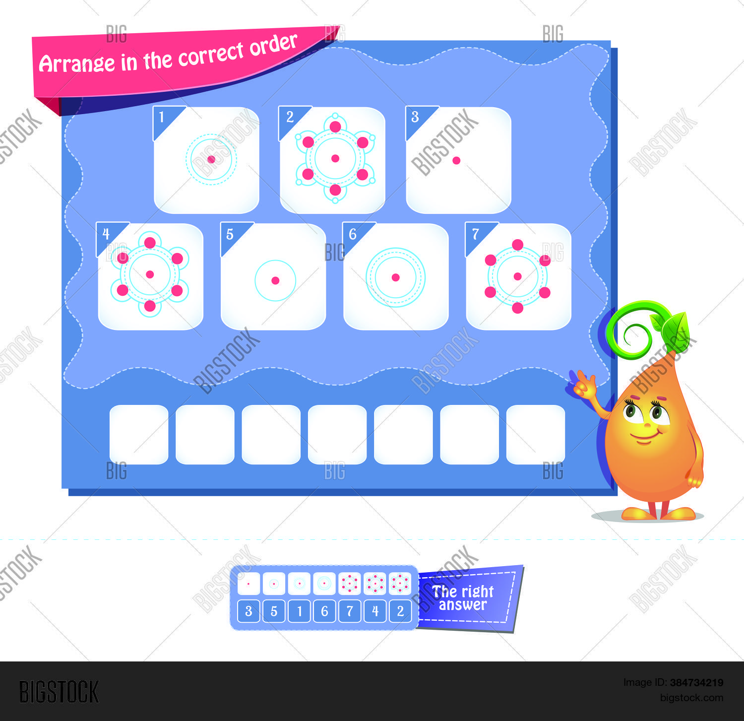 Arrange Correct Order Vector & Photo (Free Trial) | Bigstock