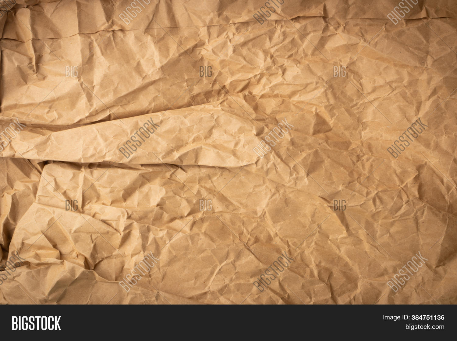 Wrinkled Kraft Paper Image & Photo (Free Trial) | Bigstock