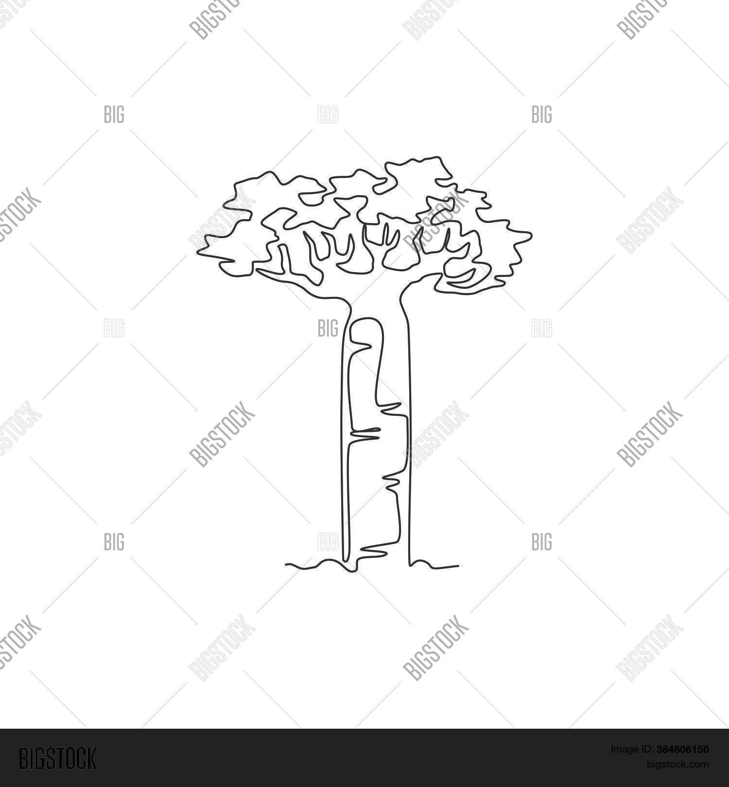Single Continuous Vector & Photo (Free Trial) | Bigstock