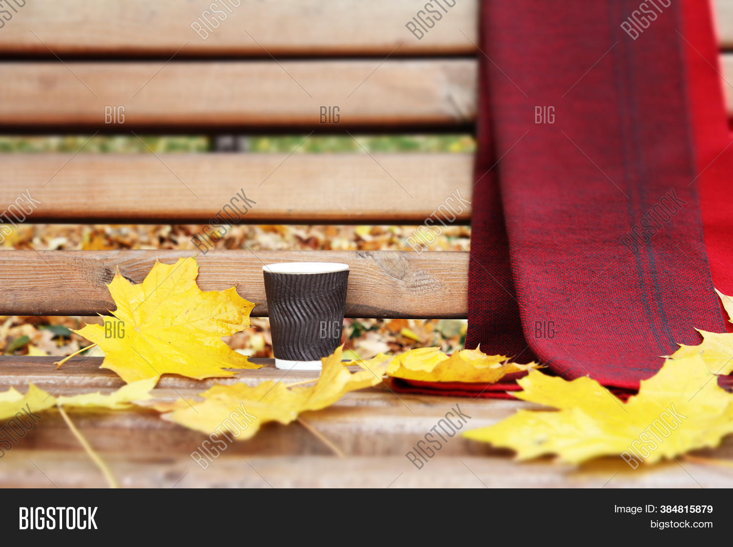 Wooden Bench Cup Image & Photo (Free Trial) | Bigstock