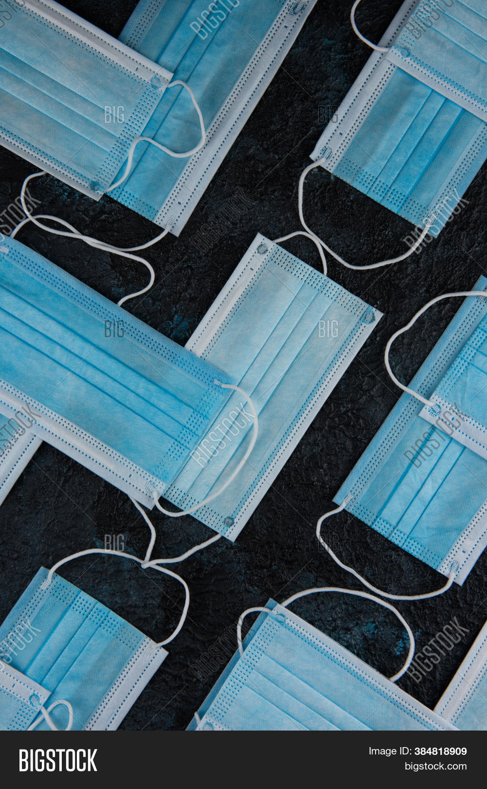 Medical Masks On Dark Image & Photo (Free Trial) | Bigstock