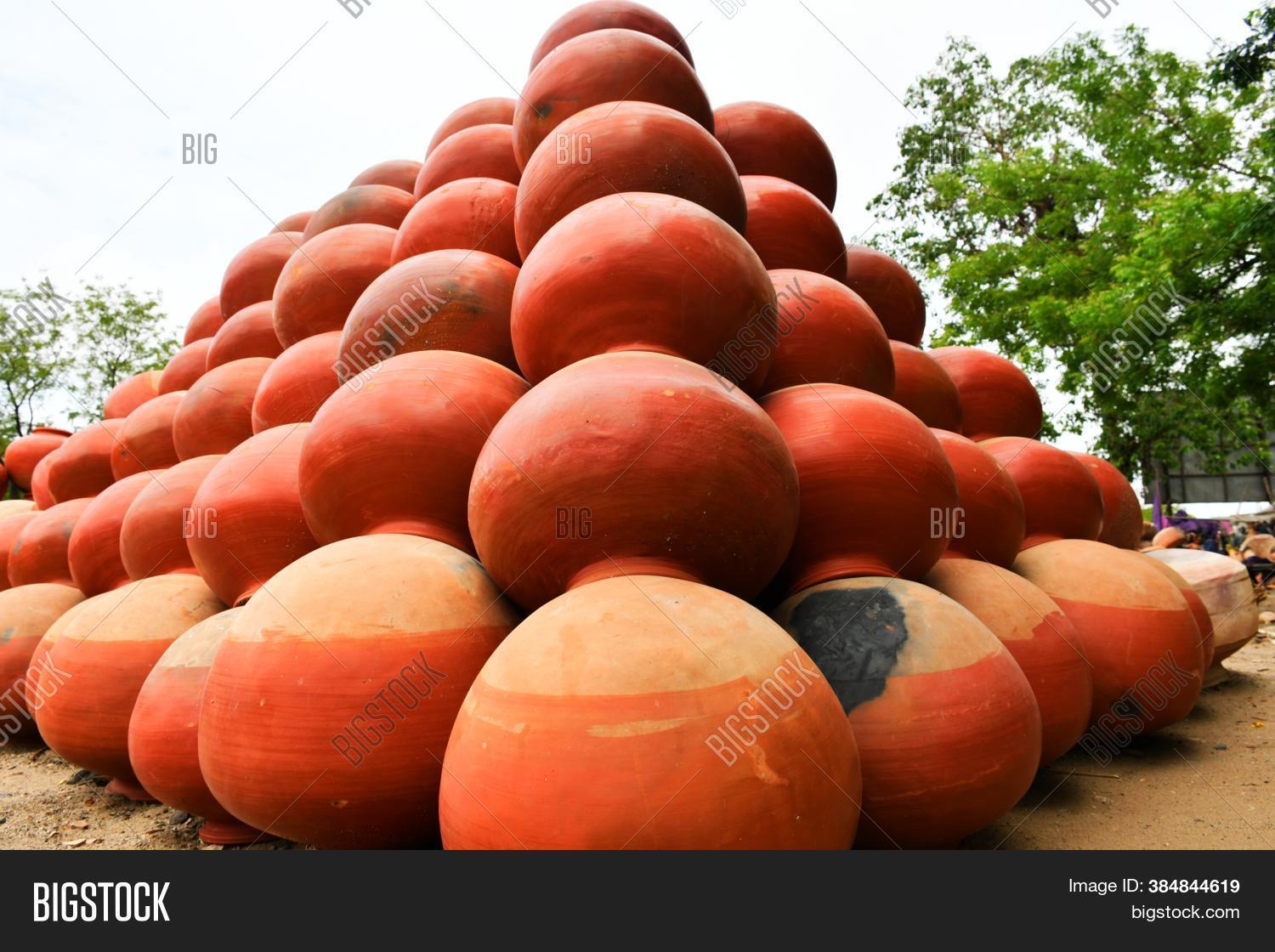 Collection Clay Pots Image & Photo (Free Trial) | Bigstock
