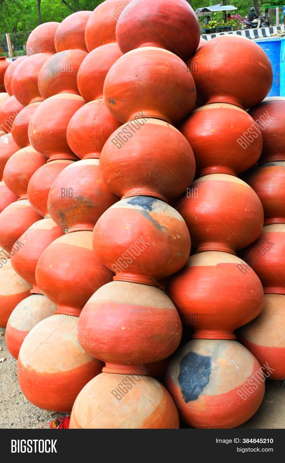Collection Clay Pots Image & Photo (Free Trial) | Bigstock