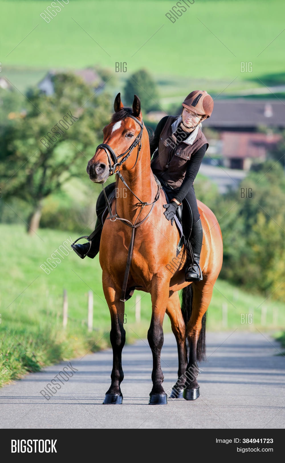 Young Woman Riding Bay Image & Photo (Free Trial) | Bigstock