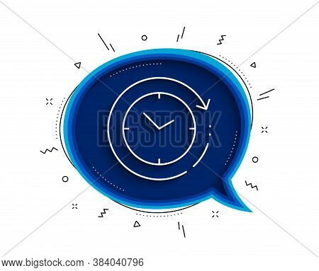 Time Change Line Icon Vector & Photo (Free Trial) | Bigstock