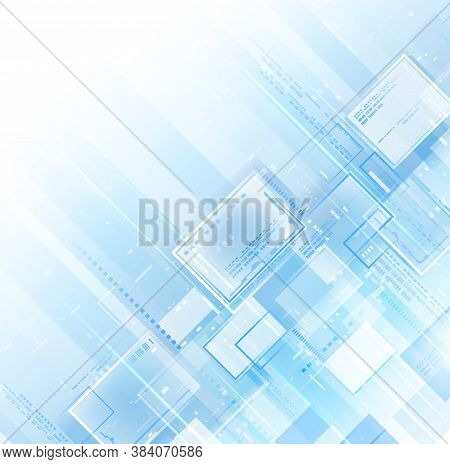 Blue Light Tech Vector & Photo (Free Trial) | Bigstock