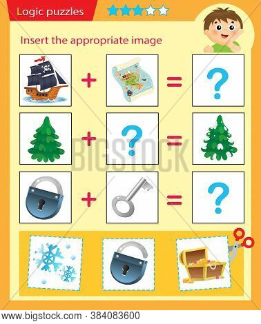 Logic Puzzle vector en foto (gratis proefversie) | Bigstock