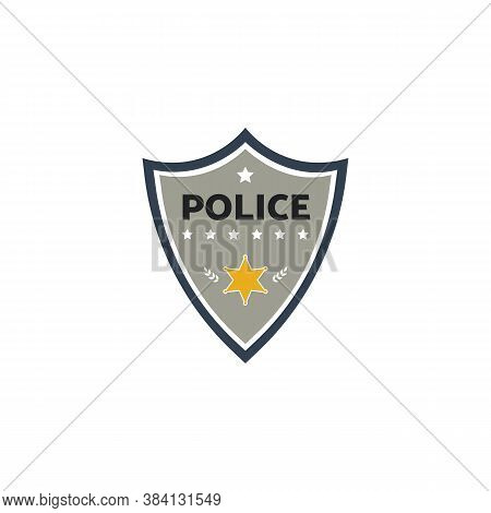 Grey Police Badge Vector & Photo (Free Trial) | Bigstock