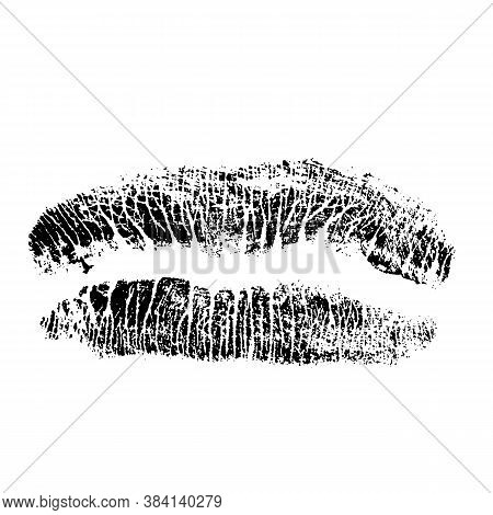 Lips Track Print. Vector & Photo (Free Trial) | Bigstock