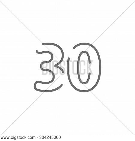 30 Number Line Design Vector & Photo (Free Trial) | Bigstock