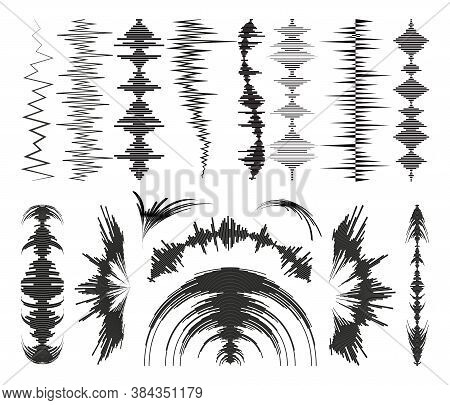 Big Black Music Wave Vector & Photo (Free Trial) | Bigstock