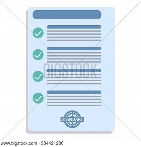 Quality Standard Icon Vector & Photo (Free Trial) | Bigstock