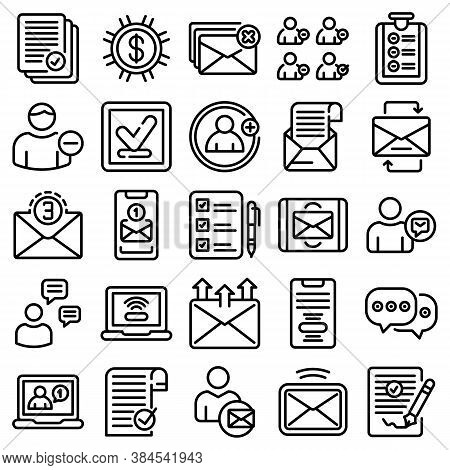 Request Icons Set. Vector & Photo (Free Trial) | Bigstock