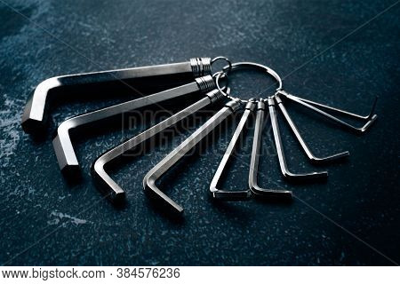 Set Hex Keys Isolated Image & Photo (Free Trial) | Bigstock