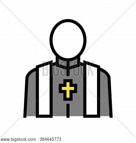 Priest Pastor Color Vector & Photo (Free Trial) | Bigstock