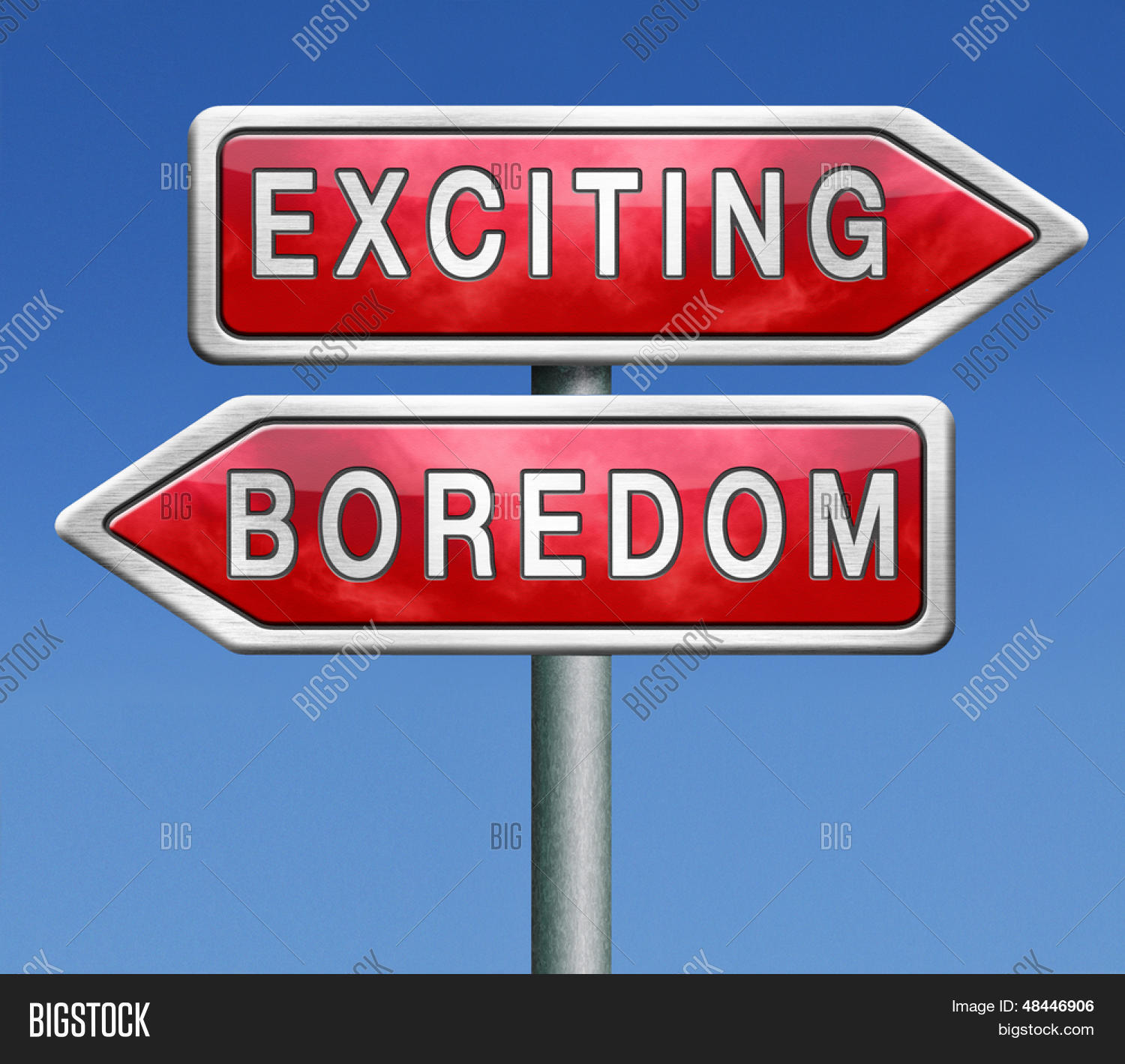 Exciting Boring Choose Image & Photo (Free Trial) | Bigstock